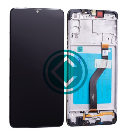 Samsung Galaxy A20s LCD Screen With Frame Black - Cellspare