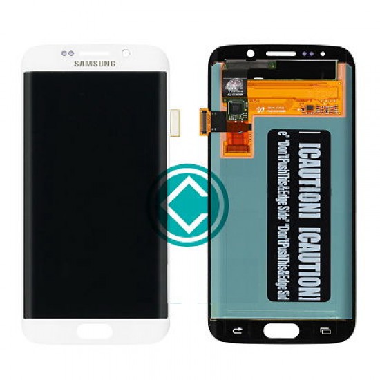 Samsung Galaxy S6 Edge LCD Screen With Digitizer Module White - Cellspare