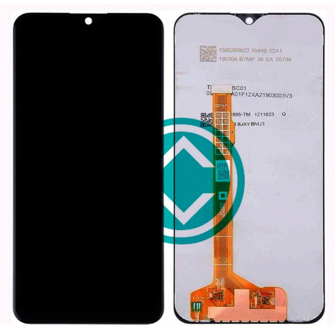 Vivo Y3 Standard LCD Screen Display Replacement Black - Cellspare