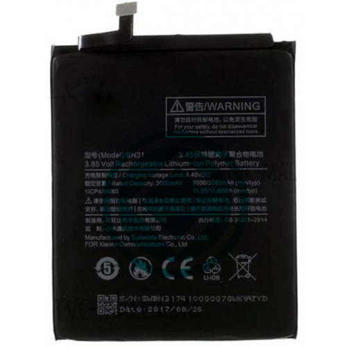 Redmi Y1 Lite Battery Replacement Parts Best Price - Cellspare