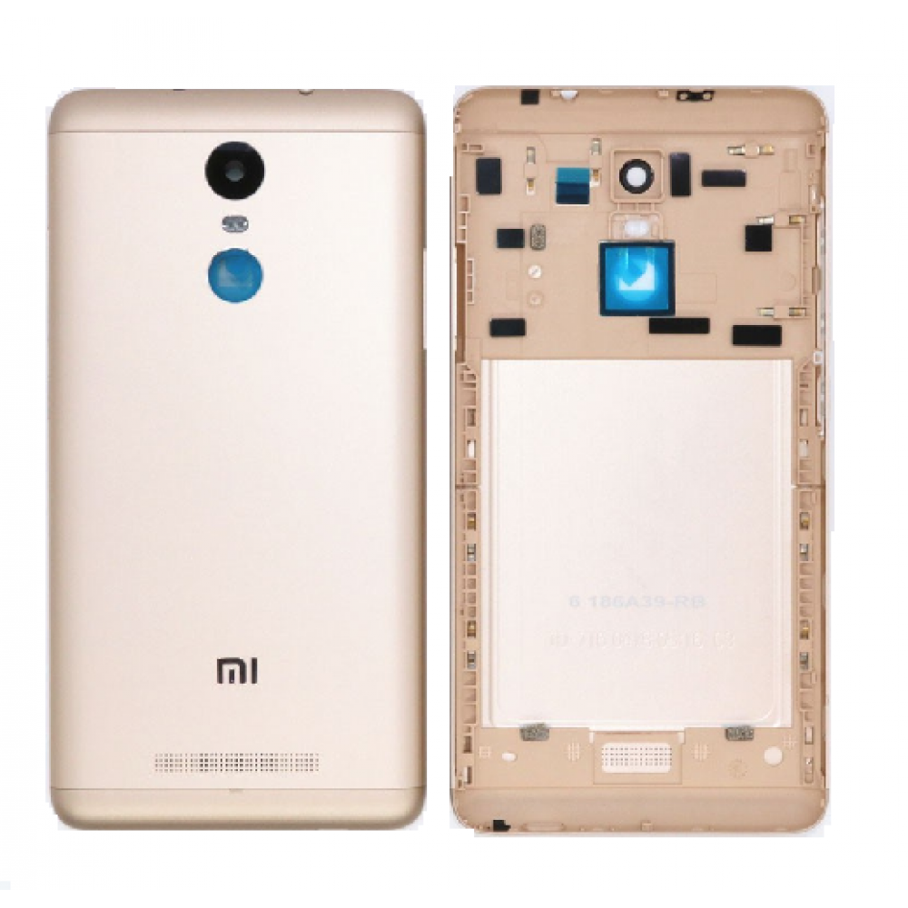 Xiaomi Redmi Note 3 Rear Housing Panel Battery Door Module Gold - Cellspare