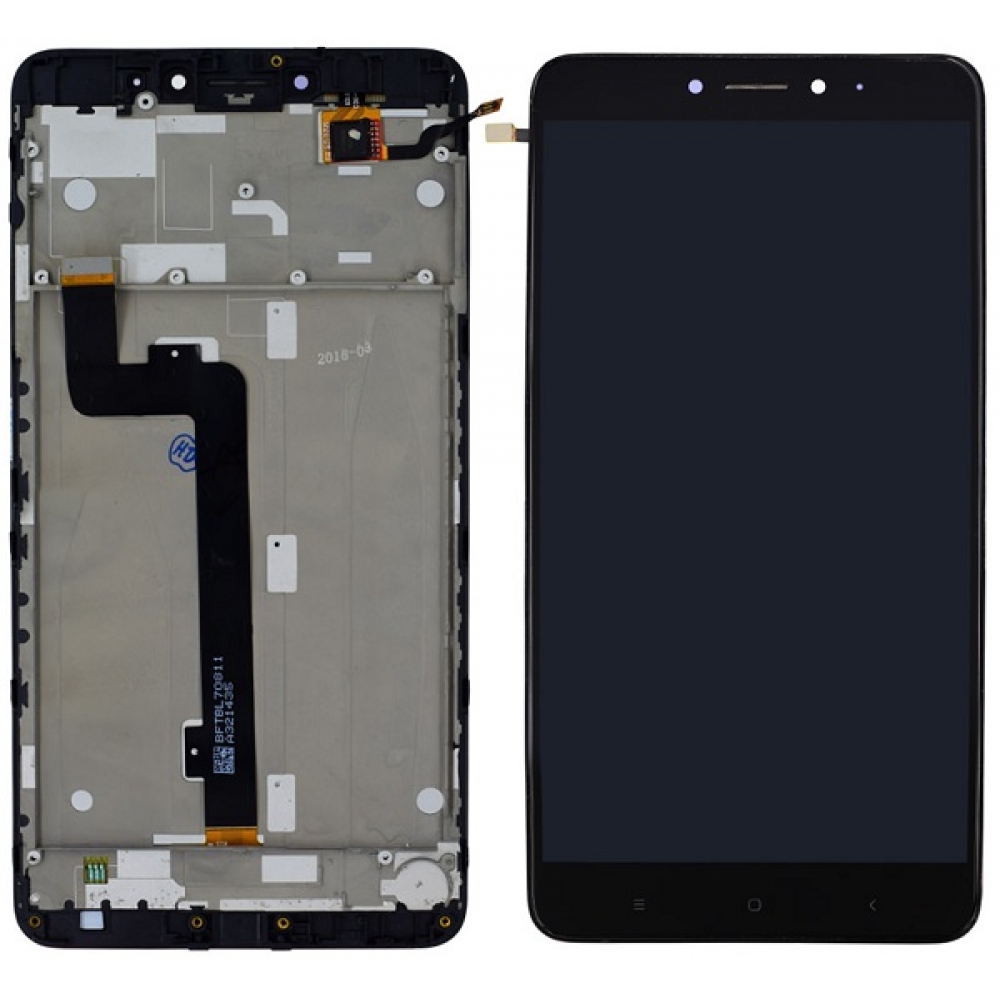 Xiaomi Mi Max 2 LCD Screen With Frame Black - Cellspare