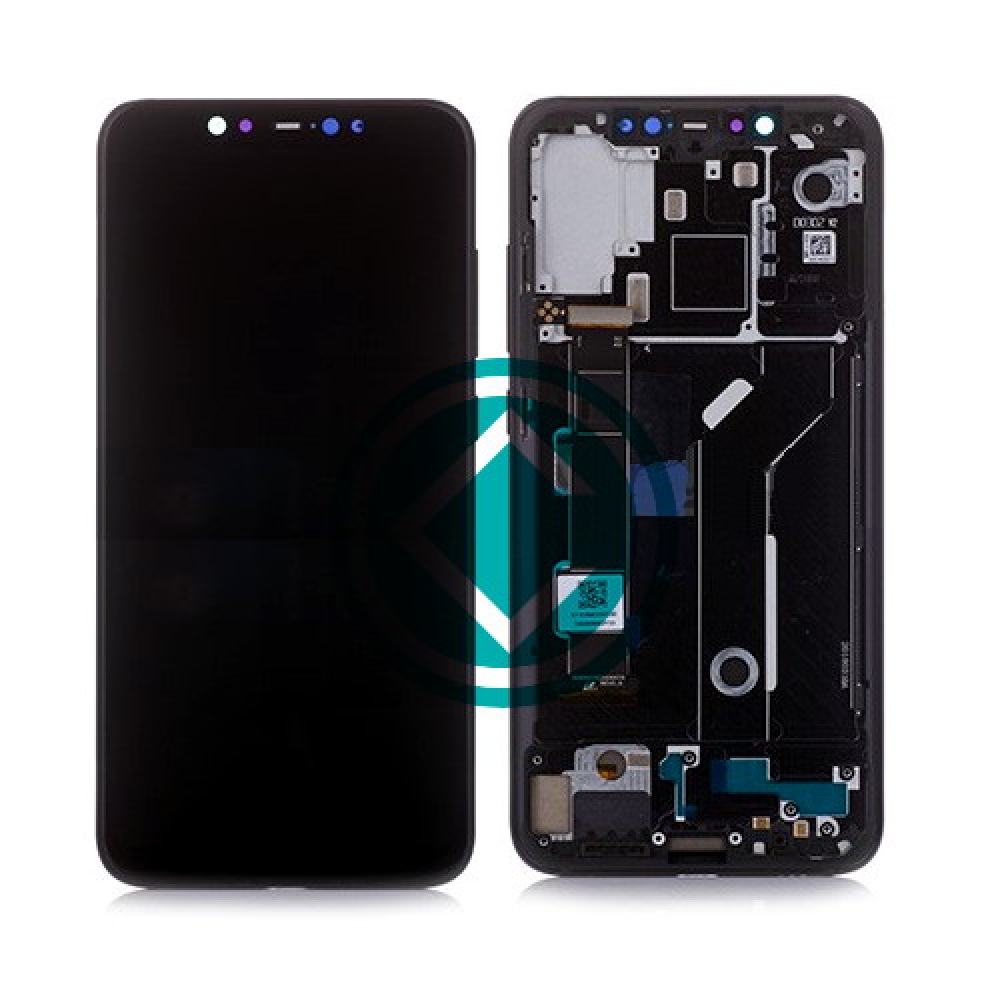 Xiaomi Mi 8 LCD Screen With Frame Black Module - Cellspare