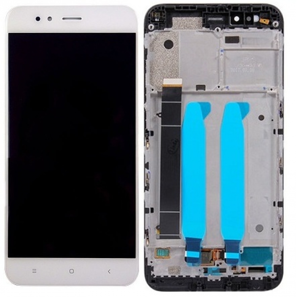 Xiaomi Mi A1 LCD Screen With Frame Module White - Cellspare
