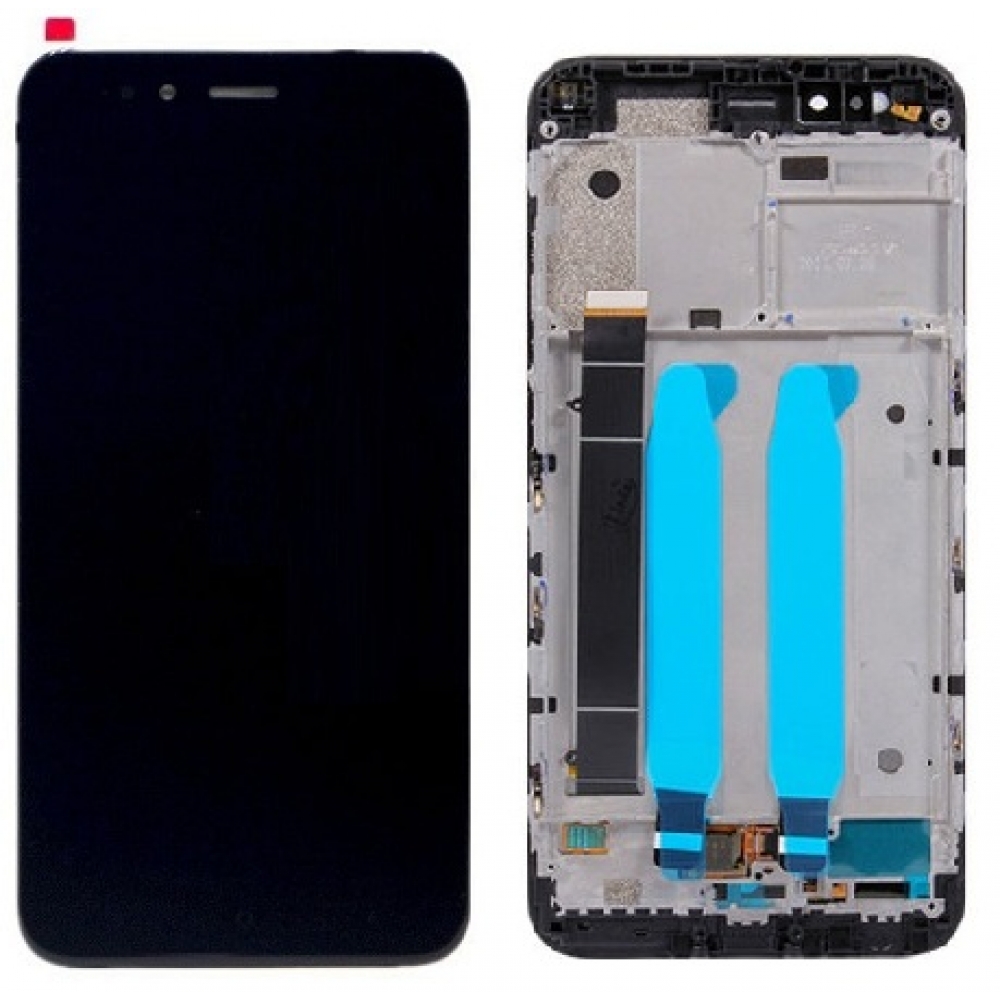 Xiaomi Mi A1 LCD Screen With Frame Display Module Black - Cellspare