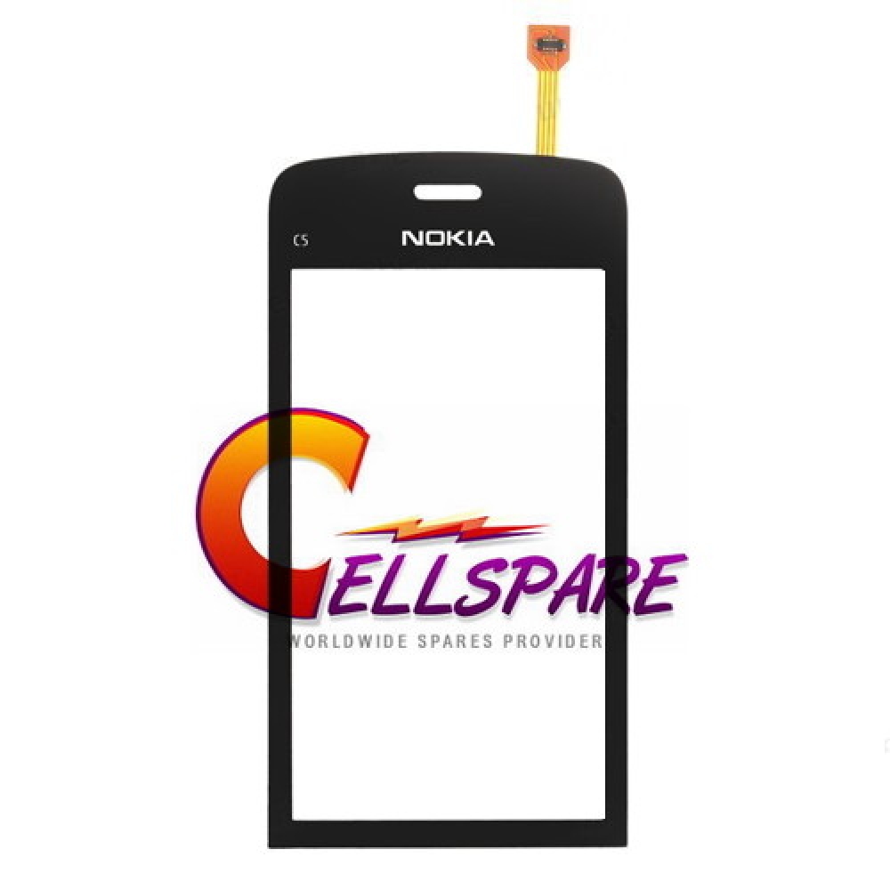 Nokia C5-03 Digitizer Touch Screen Replacement Black - Cellspare