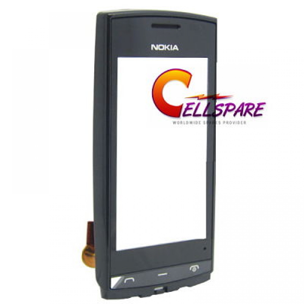 Nokia N500 Touch Screen With Front Housing Replacement Black - Cellspare