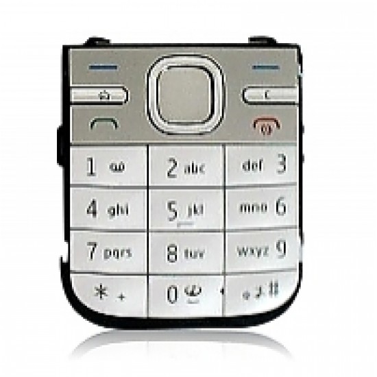 Nokia C5-00 Keypad Replacement White - Cellspare