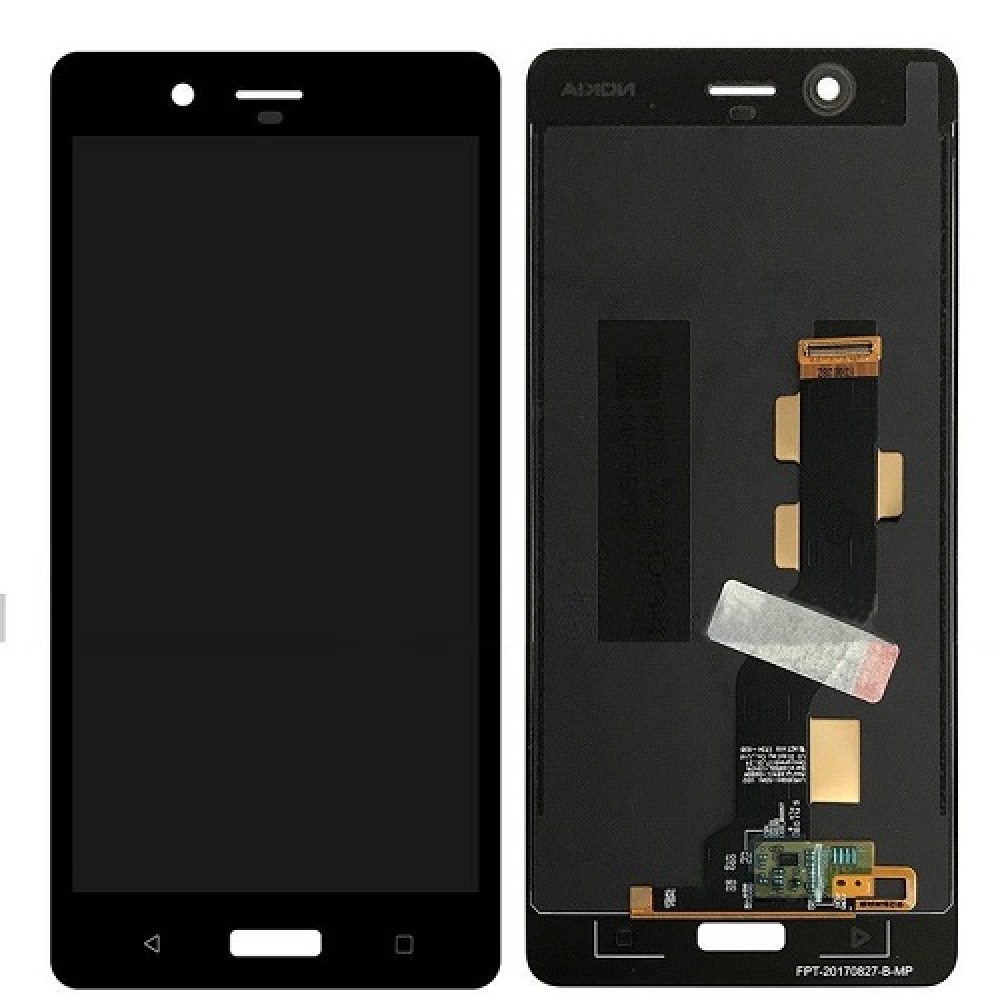 Nokia 8 LCD Screen Module Black - High Quality