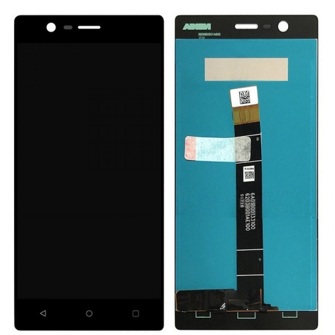 Nokia 3 LCD Screen Black Replacement Module - Cellspare