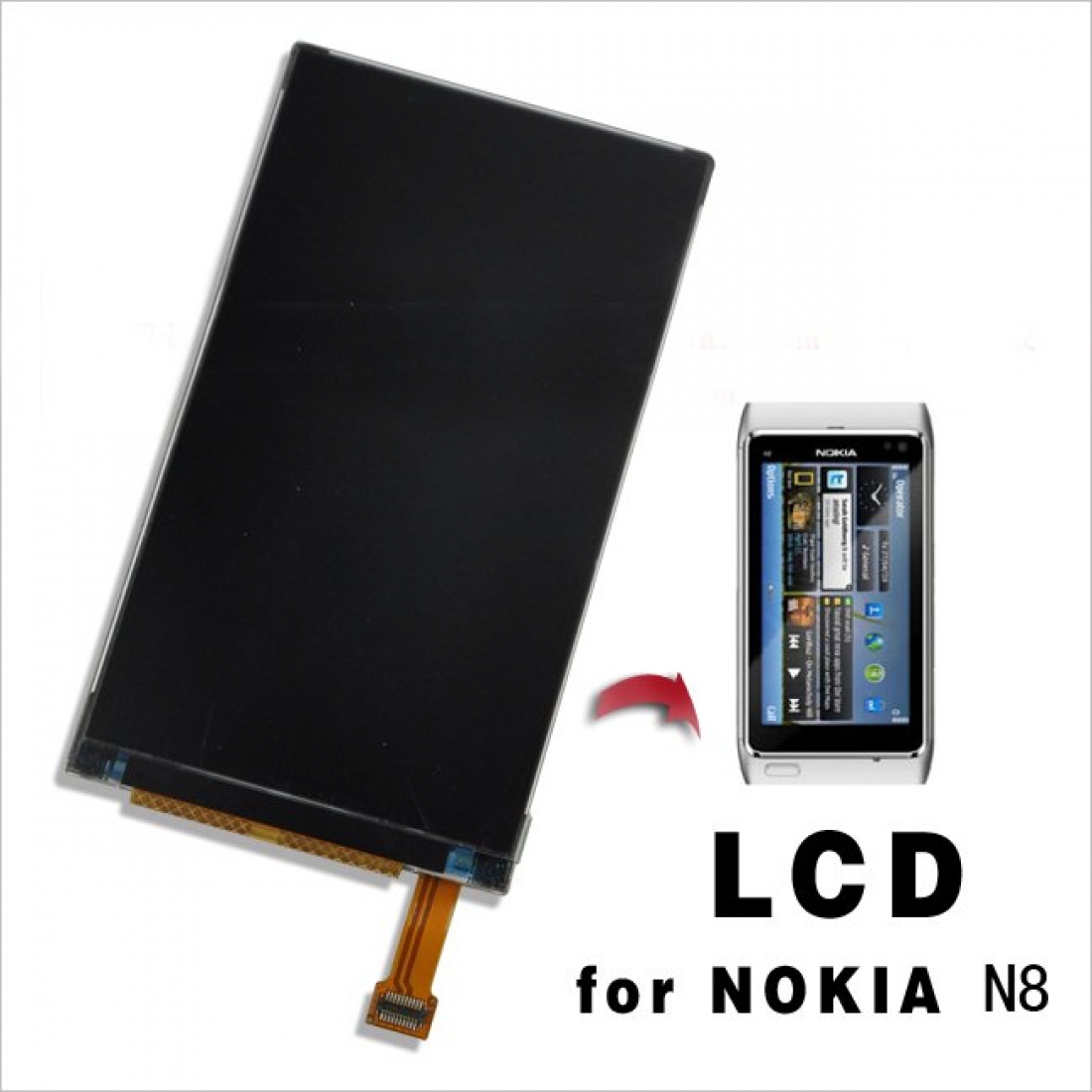 Nokia N8 LCD Screen Display Replacement - Cellspare