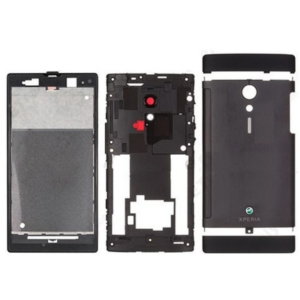 Sony Xperia ion LT28 Complete Housing Panel Replacement Black - Cellspare