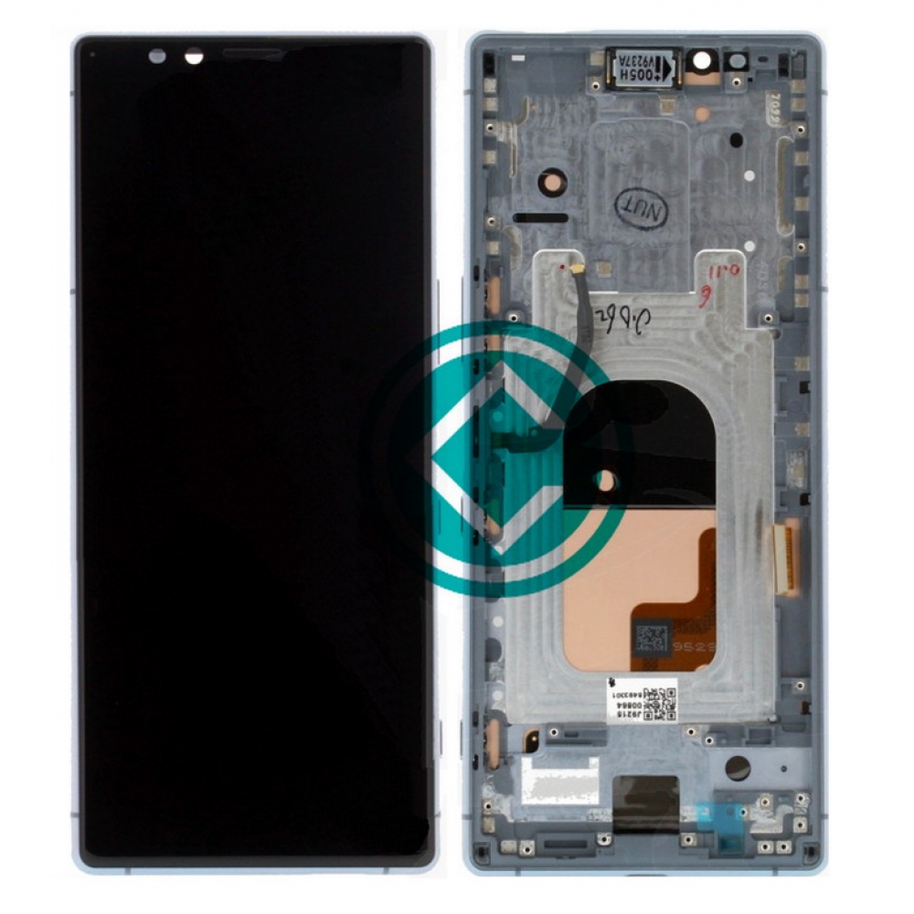 Sony Xperia 1 LCD Screen With Frame Module Gray - Cellspare