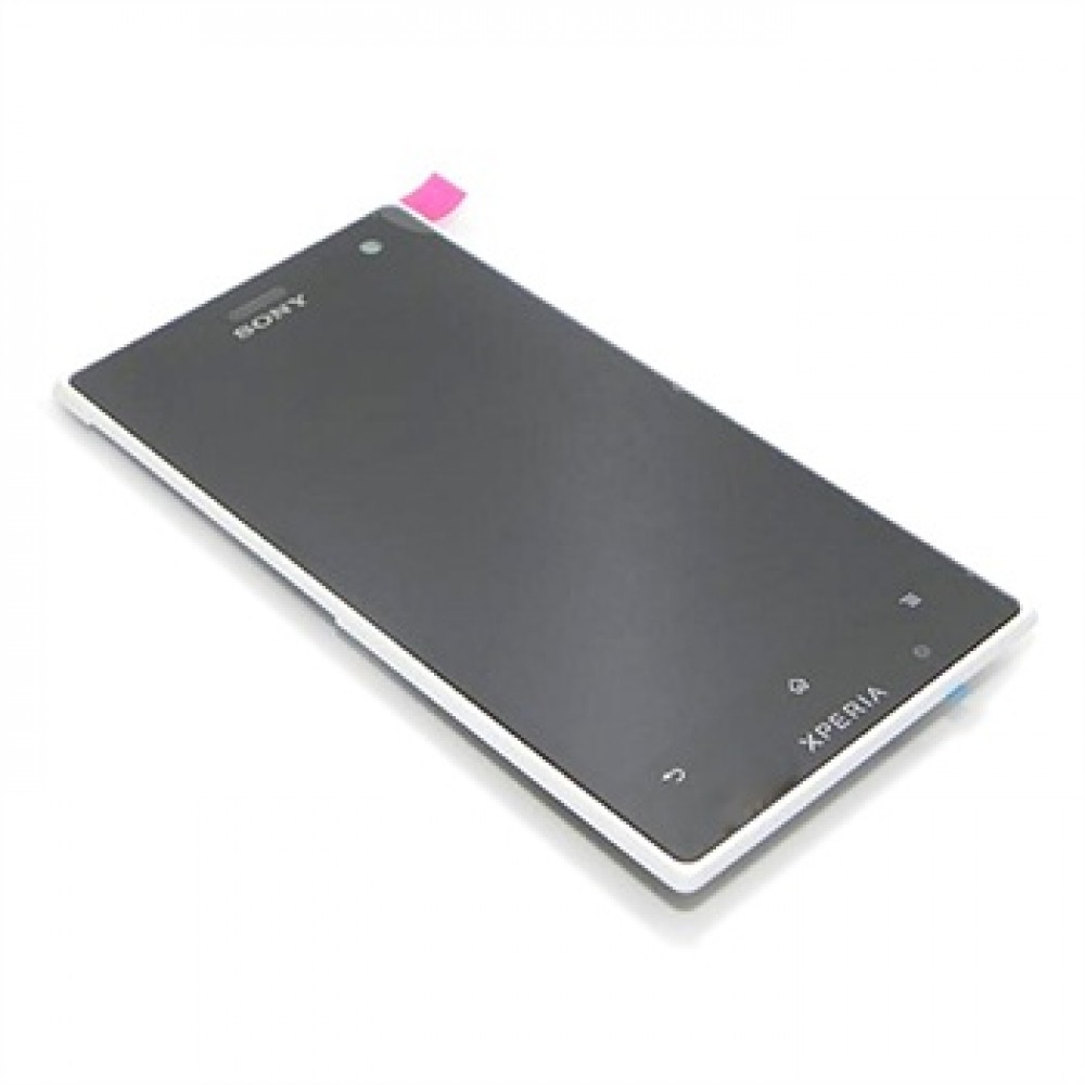 Sony Xperia S LT26 LCD Screen With Front Housing Replacement Black ...
