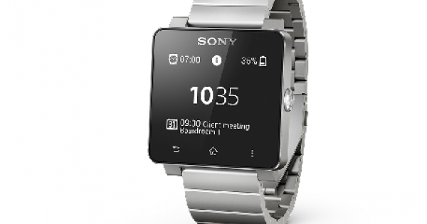Sony SW2 Smart Watch Silver Chain With Warranty - Cellspare